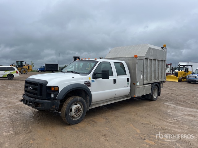 2008 Ford F-550 XL 4x4 Crew Cab Chipper Truck | Ritchie Bros. Auctioneers