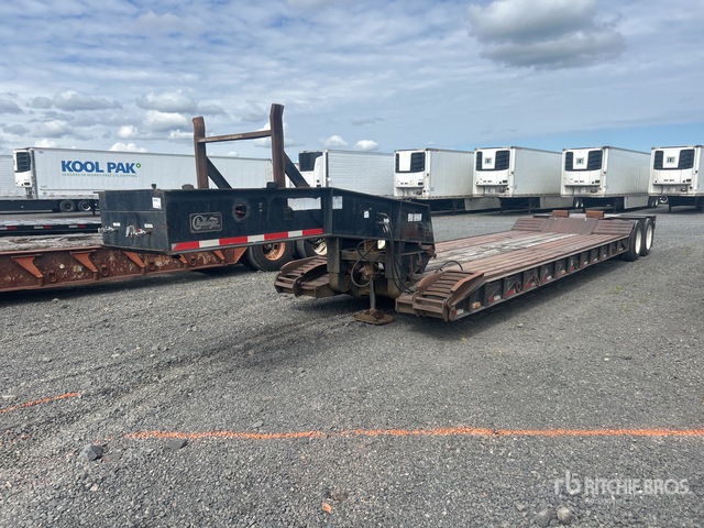 1990 Witzco Challenger RG35 35 ton T/A Removable Gooseneck Low Loader ...