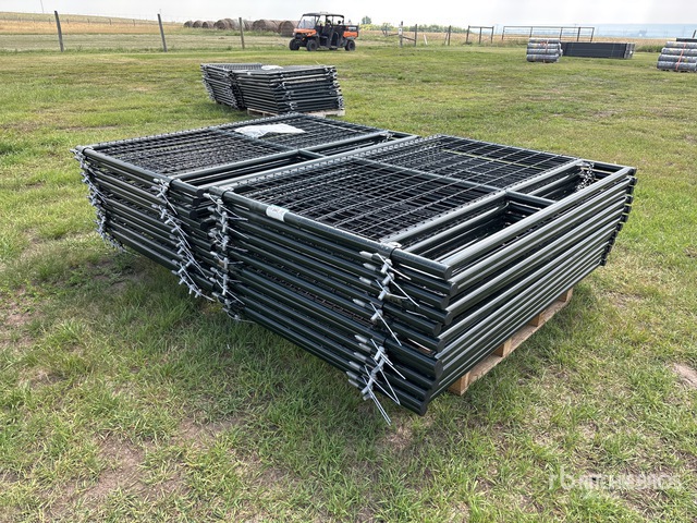 Quantity of (24) 2025 BYT MSRG06 6 ft x 4 ft Steel Mesh Ranch Livestock ...