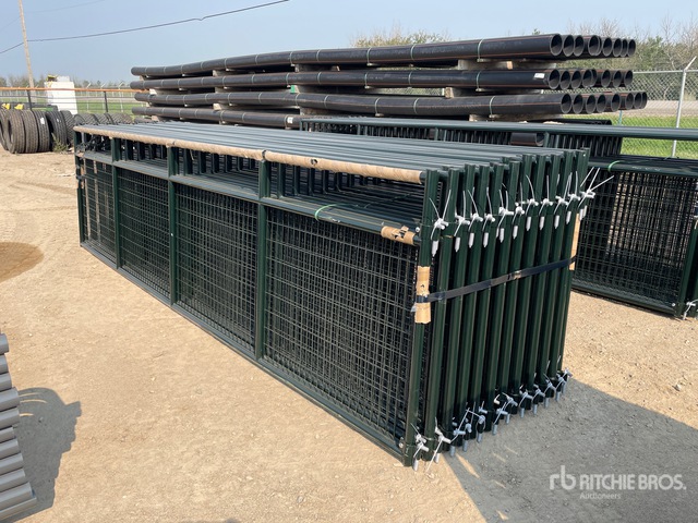 Quantity of (23) 2024 BYT MRG16 16 ft x 4 ft Mesh Ranch Livestock Gate ...