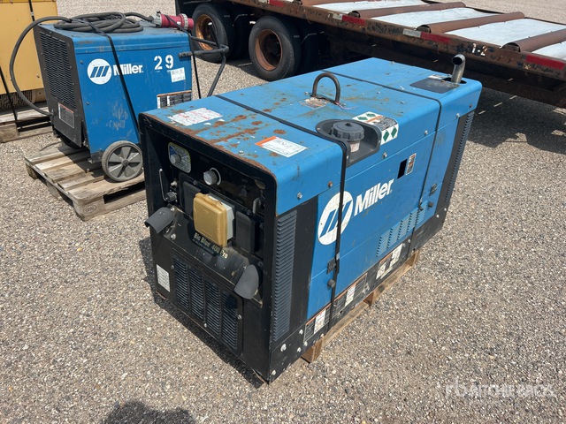 Miller Big Blue 400 A Skid-Mounted Multi-Process 400 Pro Engine Driven ...