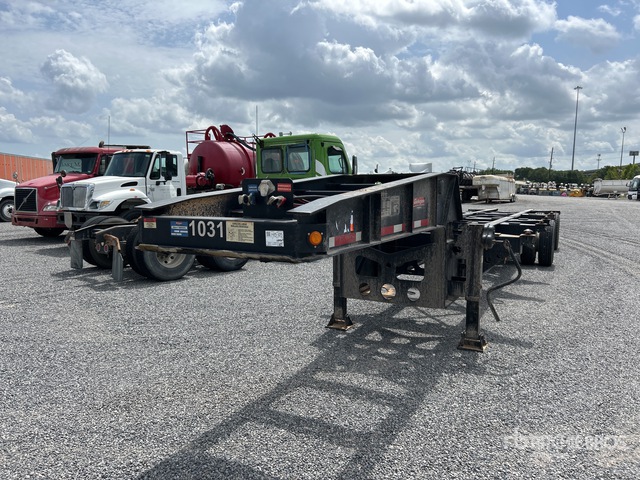 2024 Gallegos 32 ft Spread Axle T/A Remolque Portacontenedores ...