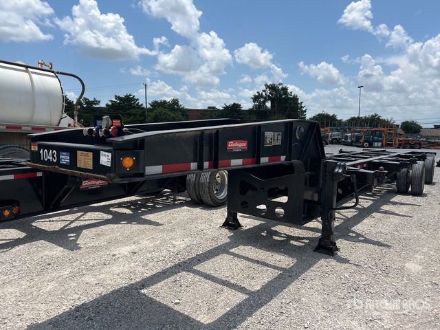 2024 Gallegos 35 ft Spread Axle T/A Sand Box Remolque Portacontenedores ...