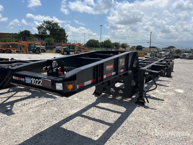 2024 Gallegos 35 ft Spread Axle T/A Sand Box Remolque Portacontenedores ...