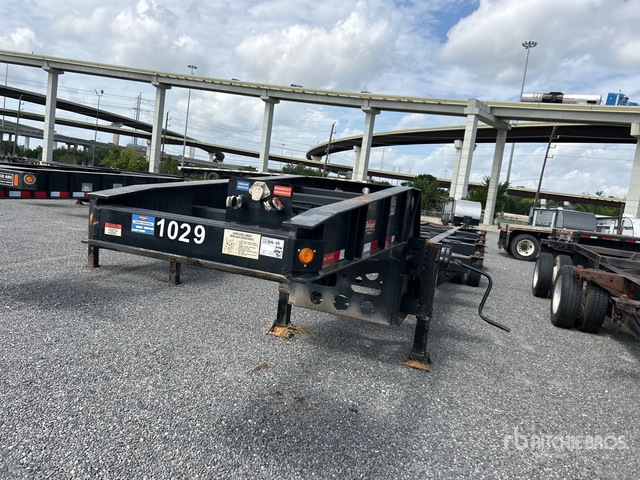 2024 Gallegos 32 ft Spread Axle T/A Sand Box Remolque Portacontenedores ...