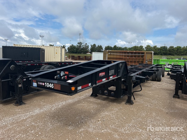 2024 Gallegos 43 ft Spread Axle T/A Sand Box Container Trailer ...