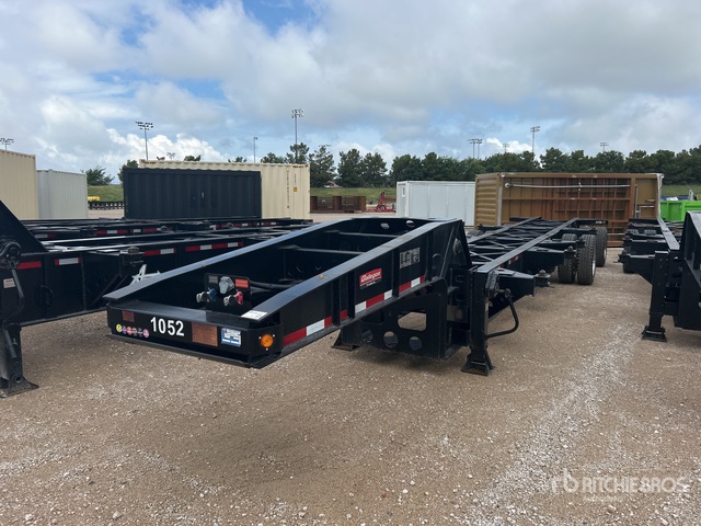 2024 Gallegos 43 ft Spread Axle T/A Sand Box Container Trailer ...