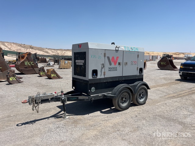Wacker G70 T4F 58 kW Mobile Generator Set | Ritchie Bros. Auctioneers