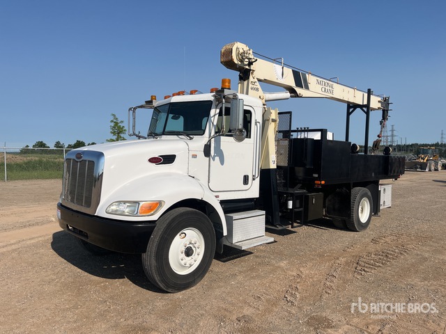 National 400B 16000 lb Straight Boom on 2010 Peterbilt 335 4x2 Boom ...