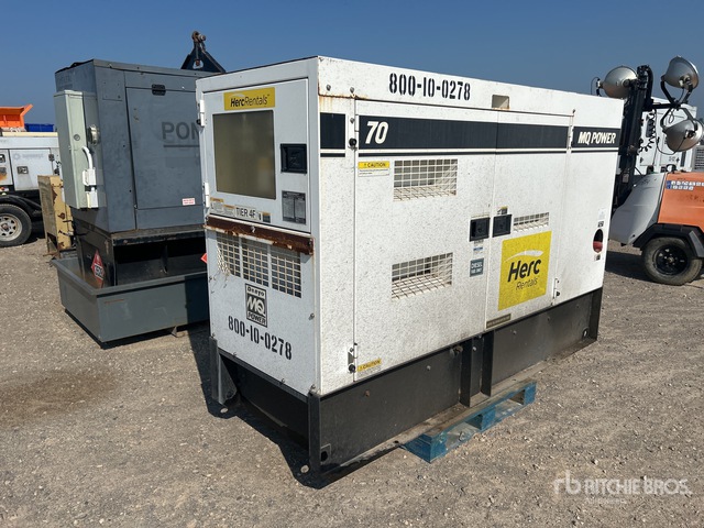MQ Power DCA-70SSIU4F 70 kW Generator Set (Inoperable) | Ritchie Bros ...