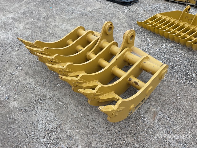 2025 Agrotk CAT320-65" Excavator Rake - Fits Cat 320, 319D, 320D, 320E ...