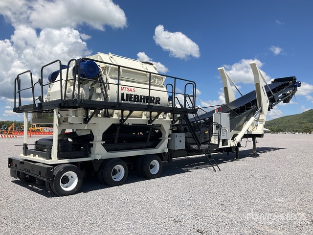 2015 Liebherr MTS4.5 Tri/A Electric Mezcladora Portatil de Concreto / Portable Twin Shaft Mixer ...