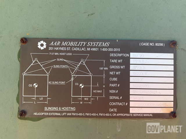 AAR Mobility Systems 56102000 ISU 90 Storage Container in Abilene ...