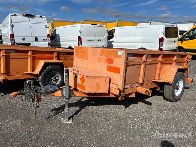 2018 Miska MD Dump 58 8 ft S/A Dump Utility Trailer | Ritchie Bros ...
