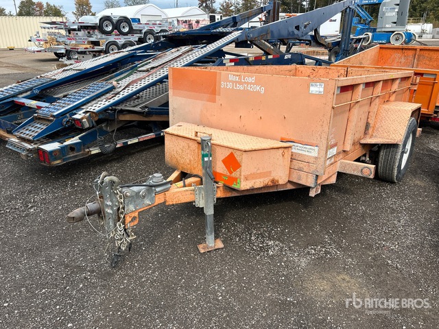 2018 Miska MD Dump 58 8 ft S/A Dump Utility Trailer | Ritchie Bros ...