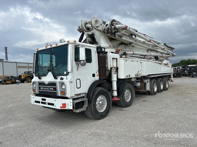 2018 DY DCP57X-6RZ 57 m on 2019 Mack TE106 10x6 Twin-Steer Camion ...