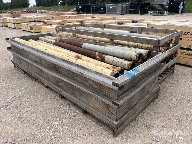 Quantity of (2) Crates of Esser 5 in x 10 ft Steel Concrete Pipe ...