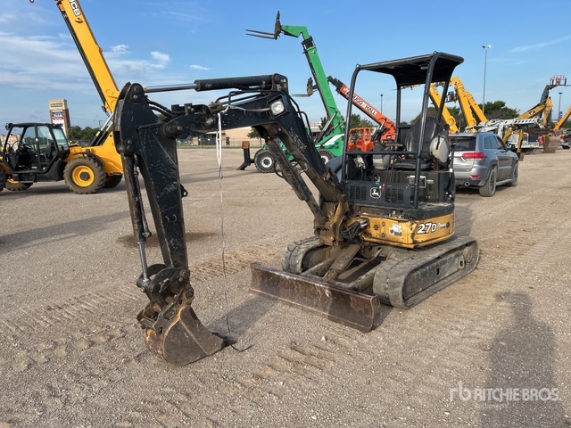 2014 John Deere 27D Mini Excavator | Ritchie Bros. Auctioneers