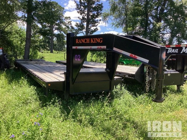 2022 Ameritrail GNLS40-24DKC2LP 40 ft T/A Gooseneck Equipment Trailer ...