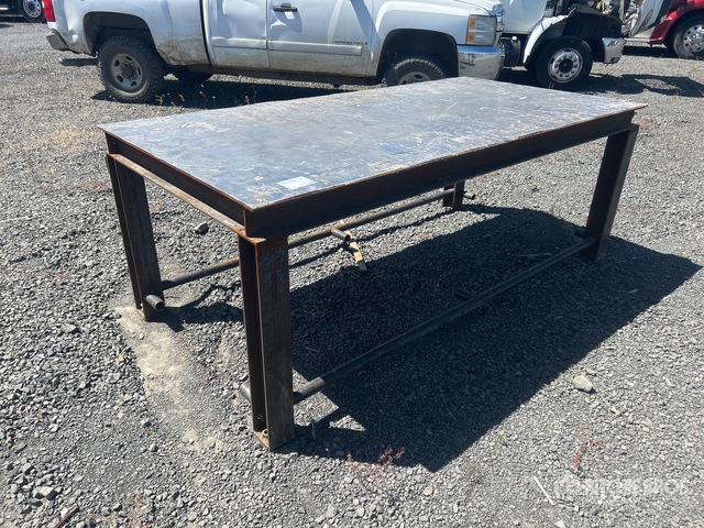 8 ft x 4 ft Metal table | Ritchie Bros. Auctioneers
