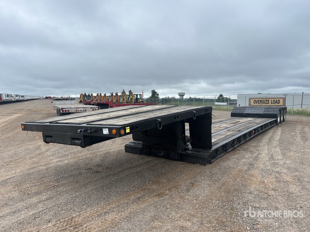 1998 Tri/A Double Drop Removable Gooseneck Lowboy Trailer | Ritchie ...