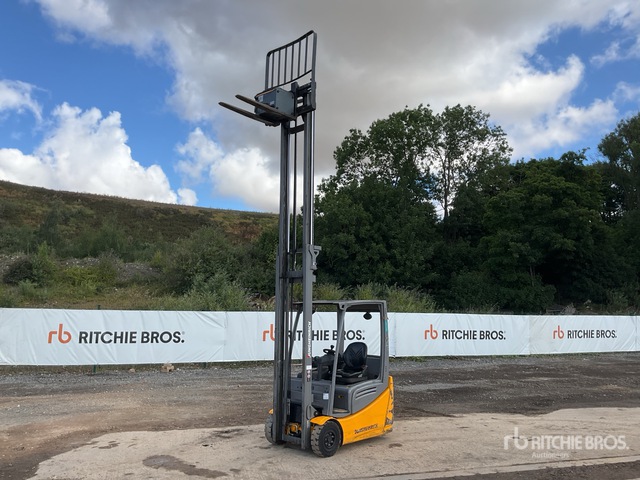 2019 Jungheinrich EFG216K 1600 kg 3 Wheel Electric Forklift | Ritchie ...