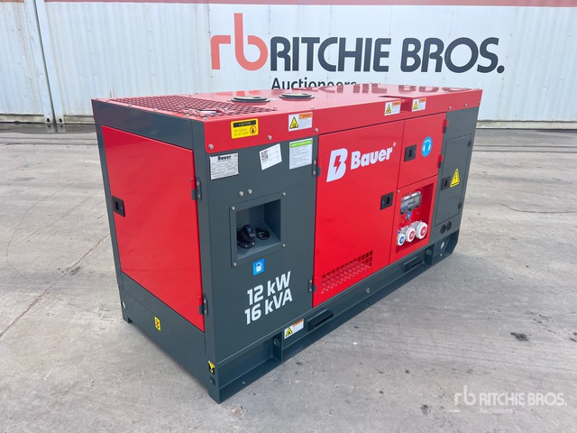 2025 Bauer GFS-12kW 15 kVA Groupe Electrogene (Non Utilise) Portable Generator Set (Unused ...