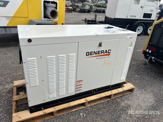 Generac RG02224ANAX 22 kW Skid-Mounted Stand-By Protector QC Series ...