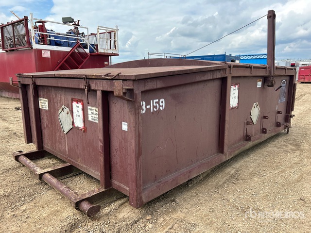 Custom Built 28 m3 9 ft x 15 ft Waste Bin | Ritchie Bros. Auctioneers