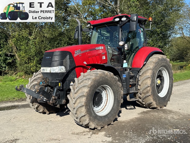 2019 Case IH Puma 220 CVX 4x4 Tracteur Agricole 4WD Tractor | Ritchie ...