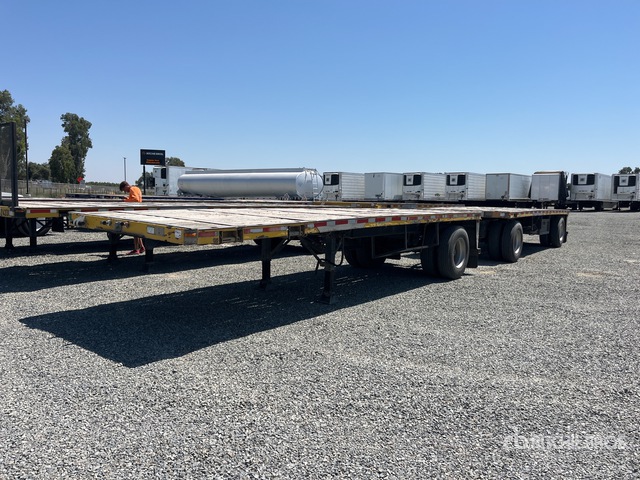 1984 Fruehauf 28 ft S/A Lead Flatbed Trailer | Ritchie Bros. Auctioneers