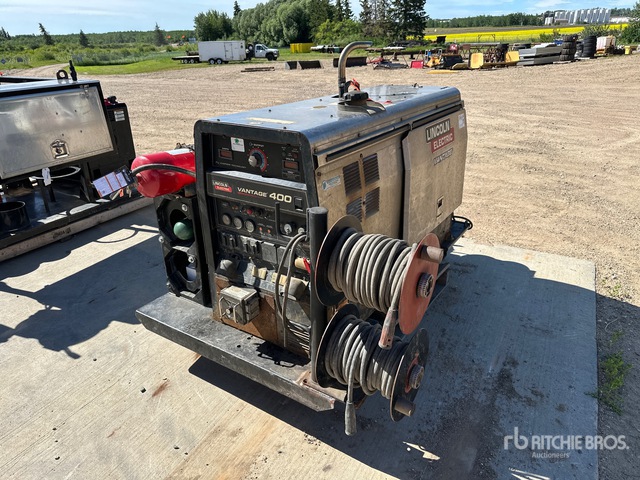Lincoln Vantage 400 Skid-Mounted Multi-Process Engine Driven Welder ...