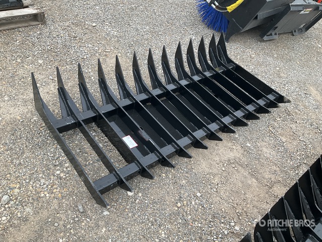 2025 Kit Containers QT-DR 69 in Skid Steer Landscape Rake (Unused ...