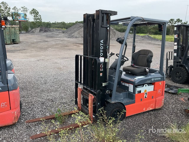 2021 Toyota 8FBE15U 2500 lb Electric Forklift | Ritchie Bros. Auctioneers