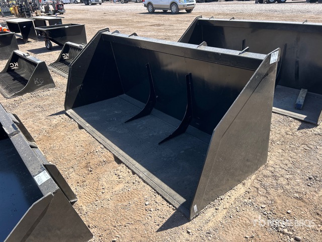 2025 Kit Containers QT-BFB-102 102 in General Purpose Skid Steer Bucket ...