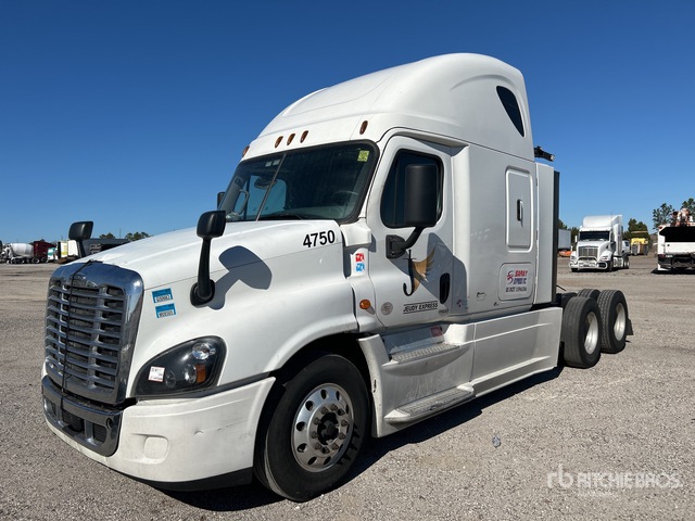 2017 Freightliner Cascadia 125 6x4 T/A Sleeper Truck Tractor ...