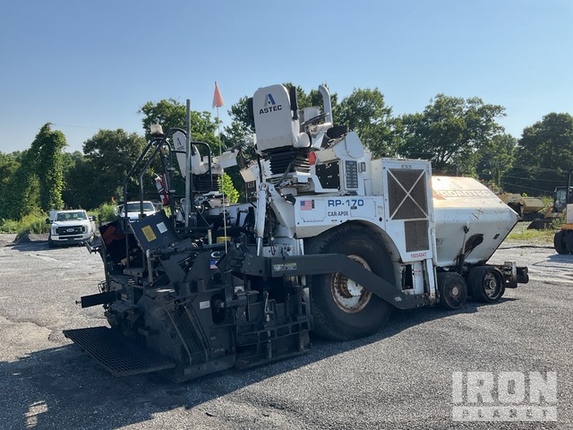 2016 Roadtec RP170 Wheel Asphalt Paver in Welford, South Carolina ...