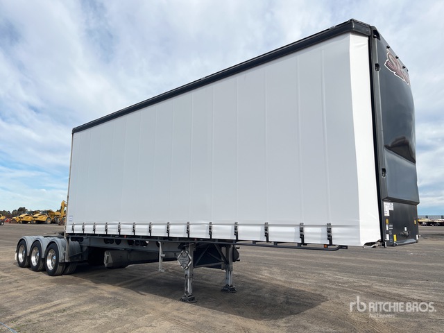 2018 Vawdrey 8.3 m Tri/A B-Double Lead Tautliner Trailer | Ritchie Bros ...
