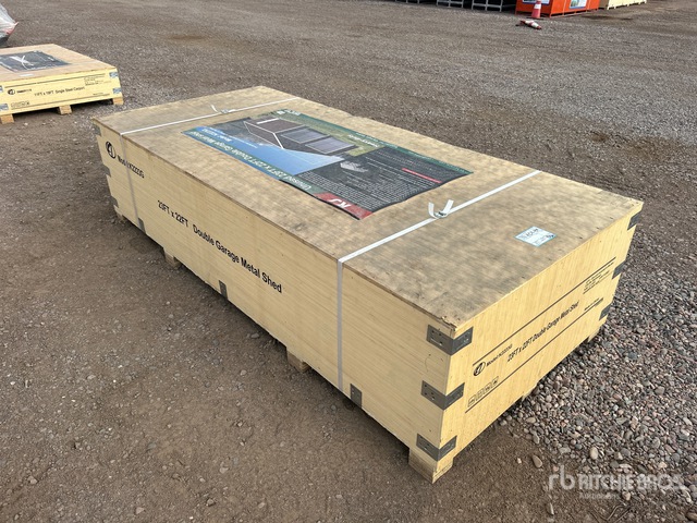 2025 KJ K2223G 22 ft x 23 ft Metal Garage Storage Building (Unused ...