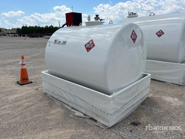 2025 AM Tank AM-TANK1000 1050 gal Skid Mounted Steel Diesel Réservoir ...