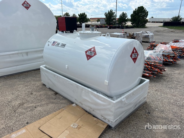 2025 AM Tank AM-TANK500 490 gal Skid Mounted Steel Diesel Fuel Tank ...