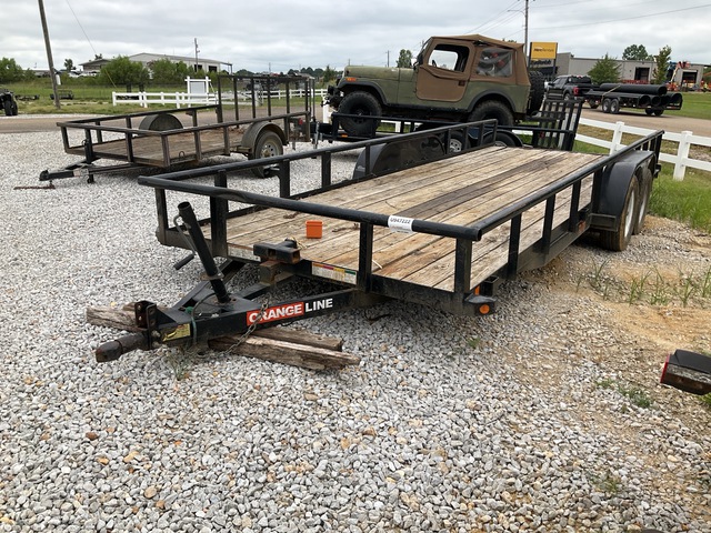 Orange Line TU70-20BK4AR2B 20 ft T/A Utility Trailer in TUPELO ...
