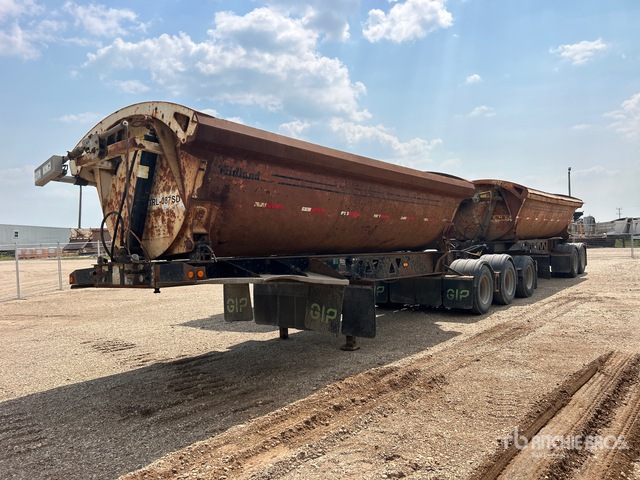 2007 Midland MG36TW3500 Super B-Train Side Dump Trailer | Ritchie Bros ...