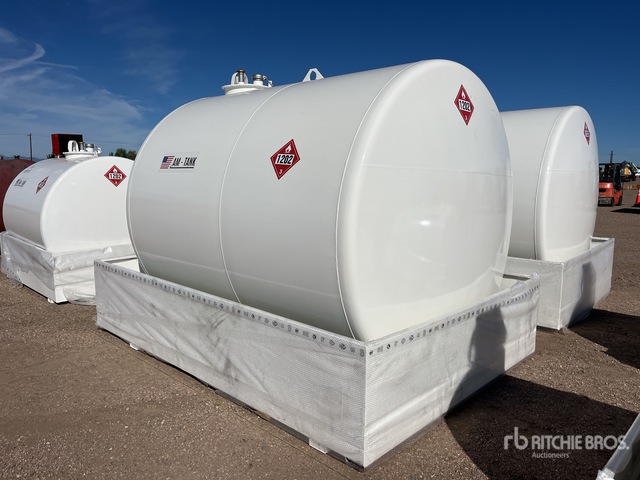 2025 AM Tank AM-TANK 2300N 2376 gal Skid Mounted Steel Diesel Tanque de ...