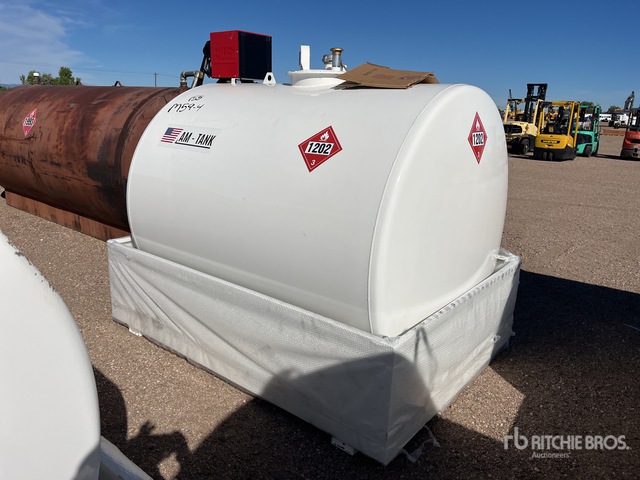 2025 AM Tank AM-TANK1000 1050 gal Skid Mounted Steel Diesel Tanque ...
