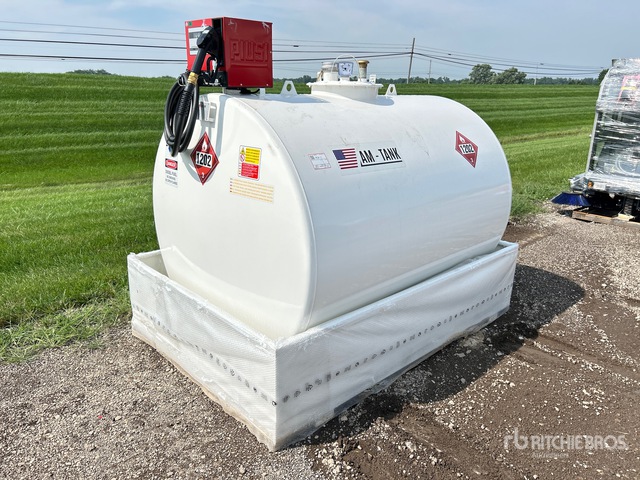 2025 AM Tank AM-TANK800 800 gal Skid Mounted Steel Fuel Tank (Unused ...
