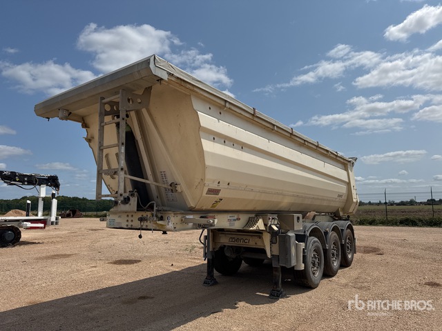 2019 Menci S7R Tri/A Remorque Benne 3 Essieux End Dump Trailer ...
