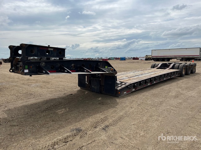 1999 Aspen HG65 Tri/A Double Drop Removable Gooseneck Lowboy Trailer ...