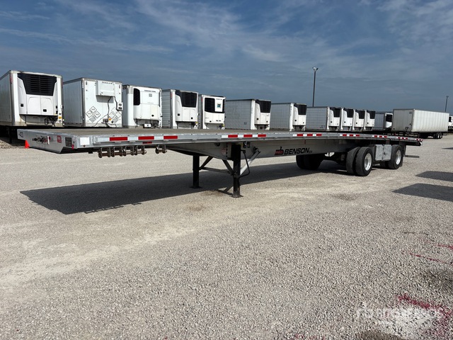 2022 Benson FLCVBAL 53 ft T/A Spread Axle Flatbed Trailer | Ritchie Bros. Auctioneers