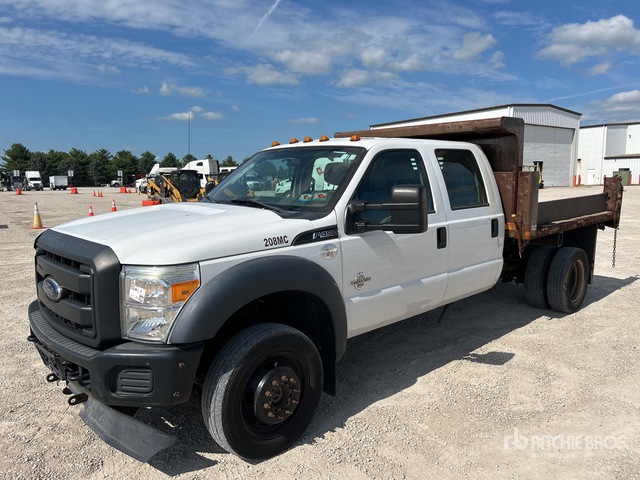 2015 Ford F-450 XL 4x4 Crew Cab Dump Truck | Ritchie Bros. Auctioneers